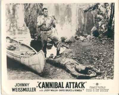 CANNIBAL ATTACK-JOHNNY WEISSMULLER 8X10-6 FN | eBay