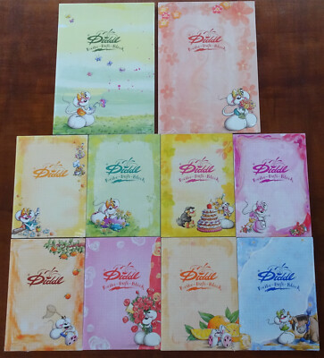 Diddl REIBE-DUFT 1. Serie Block Blöcke AUSSUCHEN A4 A5 A6 meist ...