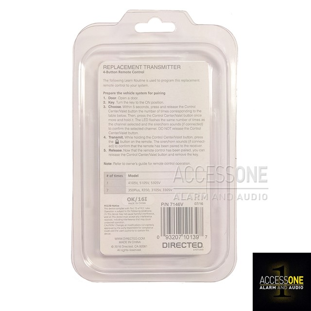 Viper 350 Plus 3105V Car Alarm Keyless Entry, Black for sale online | eBay