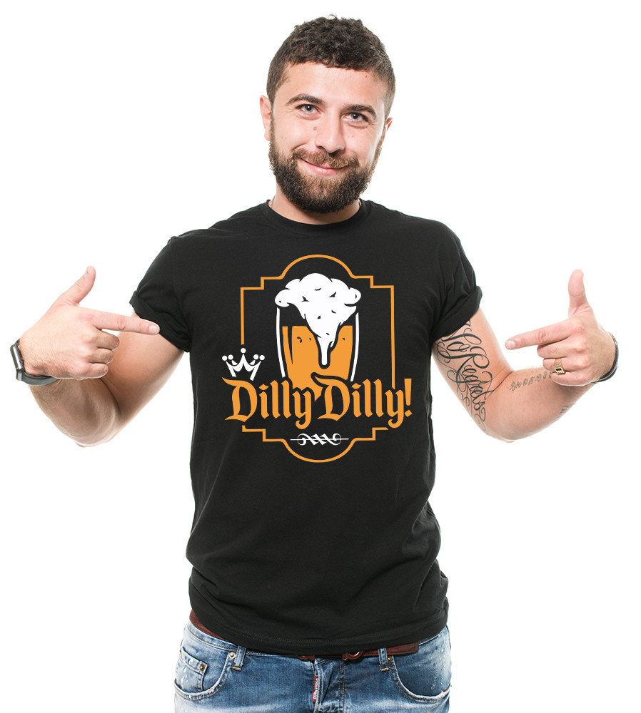 Dilly Dilly T-shirt Funny Mens T-shirt Beer Drinking Tee Shirt | eBay