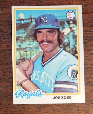 1978 Topps Baseball #408 Joe Zdeb Kansas City Royals | eBay