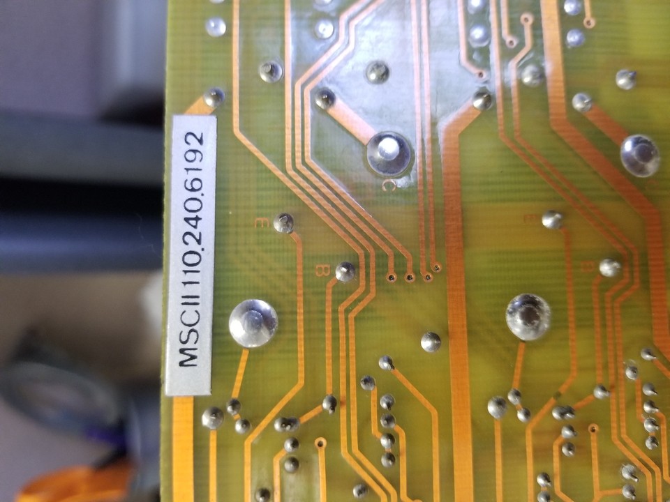 Netstal Control Card MSCII 110.240.6192 Injection Molding Machine | eBay