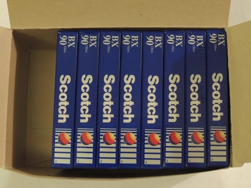 Box 8 New Scotch BX90 Normal Bias Low Noise Audio Blank Cassette Tapes ...