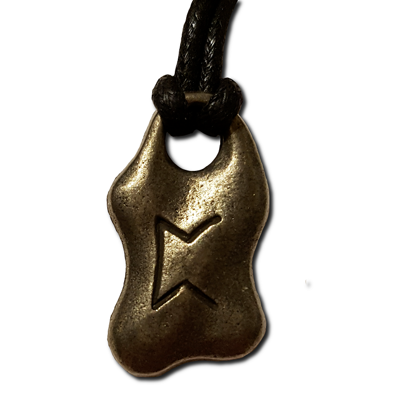 Peorth Rune Charm The Runic Tradition Necklace Pendant | eBay