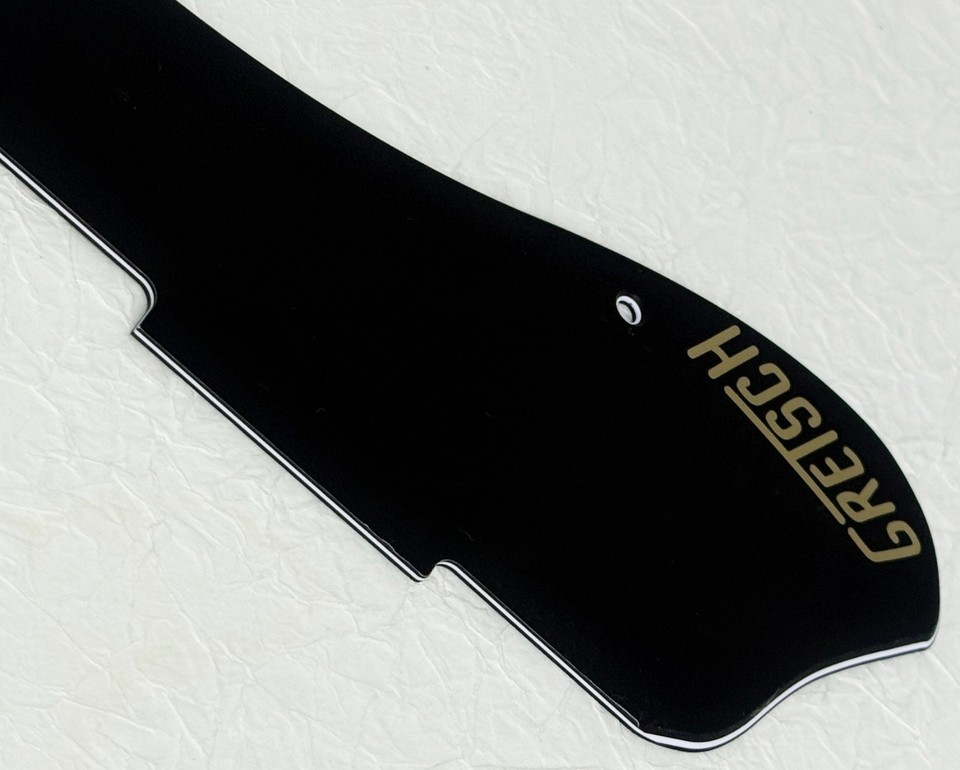 New-For Gretsch G6120 DC Chet Atkins Singly Gold Logo Guitar Pickguard ...