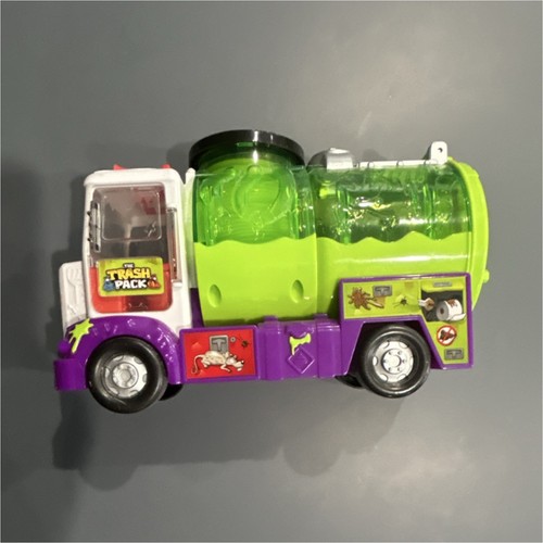 The Trash Pack Garbage Truck Toy Vehicle Green Purple White Plastic | eBay