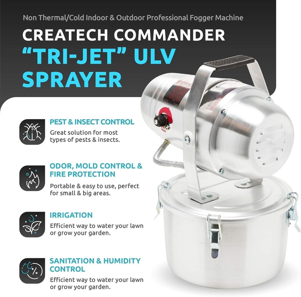Createch USA Inc. Commander Tri-Jet Fogger | eBay
