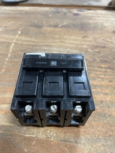 Eaton Cutler Hammer QBHW QBHW3060H 3 Pole 60 Amp 120/240v 22kA Circuit ...