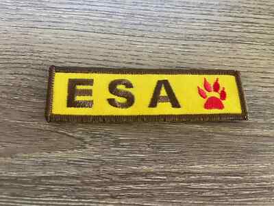 Embroidered ESA Patch, ESA Emblem For Harness, Tactical Emblem Patch ...