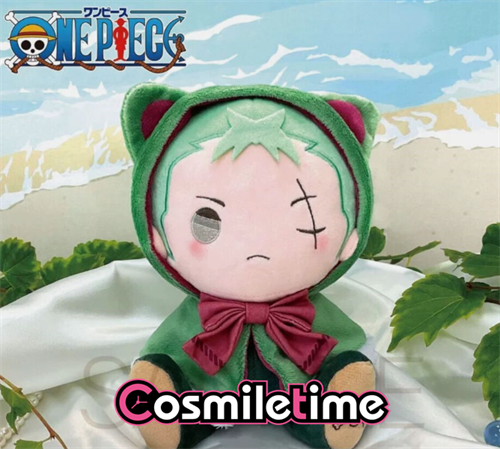 Official Anime ONE PIECE Zoro Luffy Sanji 20cm Plush Doll Dress up Toy ...