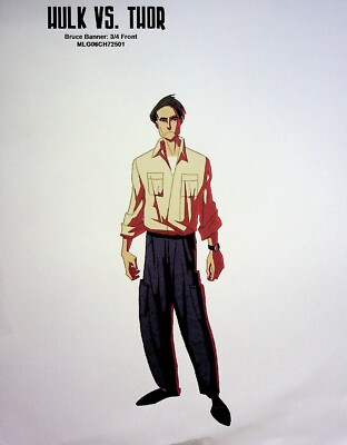 Hulk Vs THOR 2009 Production Model Cel Layout Copy Marvel Comics #HV | eBay