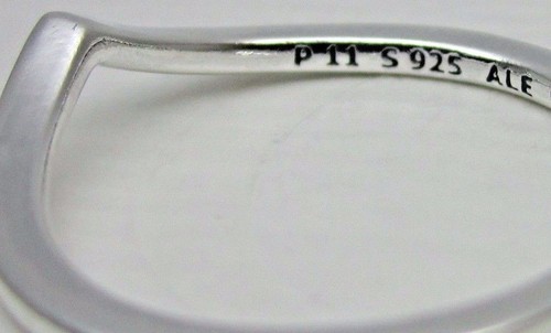 Authentic Pandora #196314-56 Shining Wish Sterling Ring Size 7.5 ...