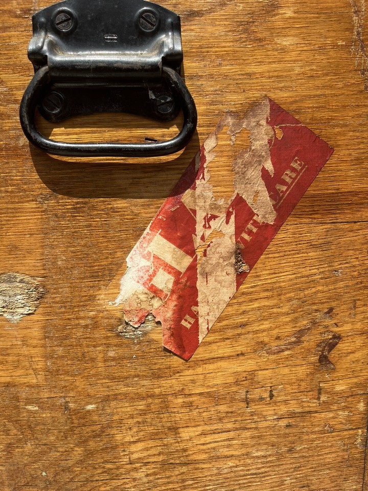 RARE & LARGE Stanley Antique Vintage Wooden Tool Chest Box Trunk ...