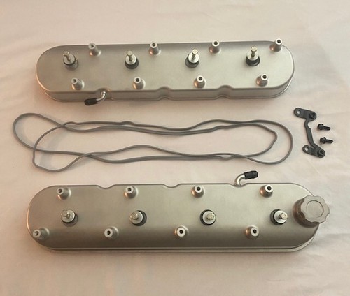 LSX- GM LS Aluminum Valve Covers With Coil Mounts LS1 LS2 LS3 5.3 6.0 ...