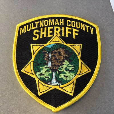 Multnomah County Sheriff Oregon Police Patch | eBay