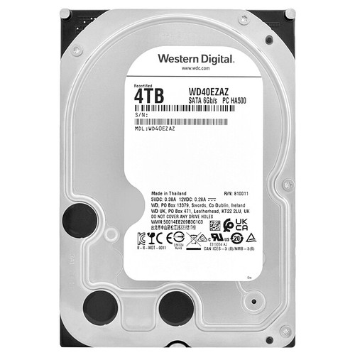 Western Digital 4TB WD40EZAZ 256Mb Cache 5400Rpm SATA III 3,5 " | eBay