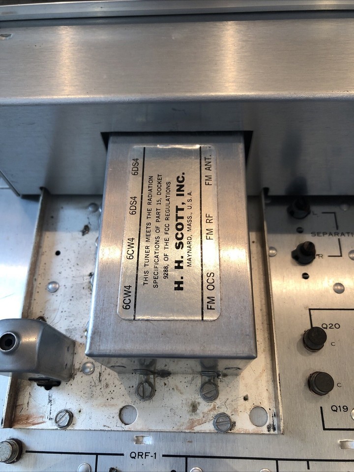 Scott Stereomaster 4312 4000 Series Transistor FM MPX Stereo Receiver ...