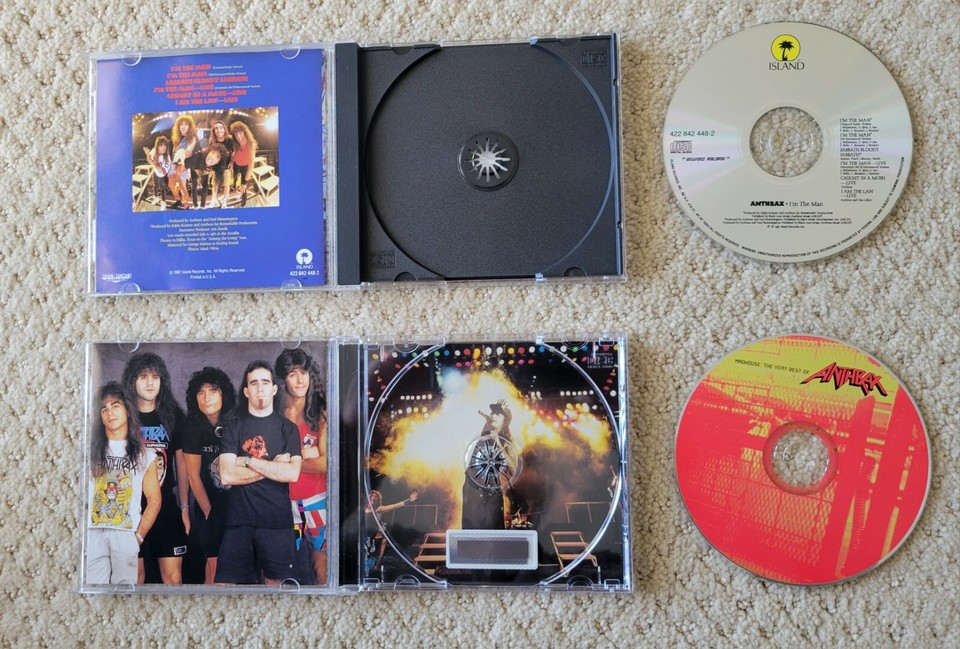 Anthrax CD Lot of 2 (read for condition) | eBay