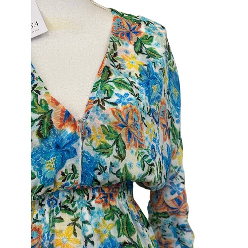 Misa LA Chiara dress, Oasis Floral, NWT, XS, bloomcore, artsy, flowy ...