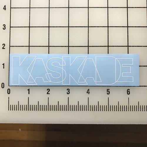 Kaskade 6" Wide White Vinyl Decal Sticker - BOGO | eBay