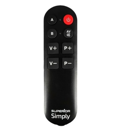 SLX Big Button Universal TV Remote Control Programable for Seniors ...