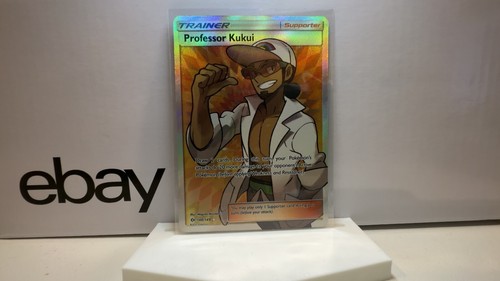 Professor Kukui 148/149 - Full Art Trainer - Sun & Moon Pokemon Card ...