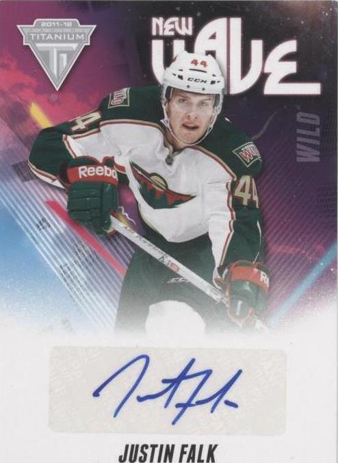2011-12 Panini Titanium - New Wave Signatures Justin Falk #36 (AU) for ...