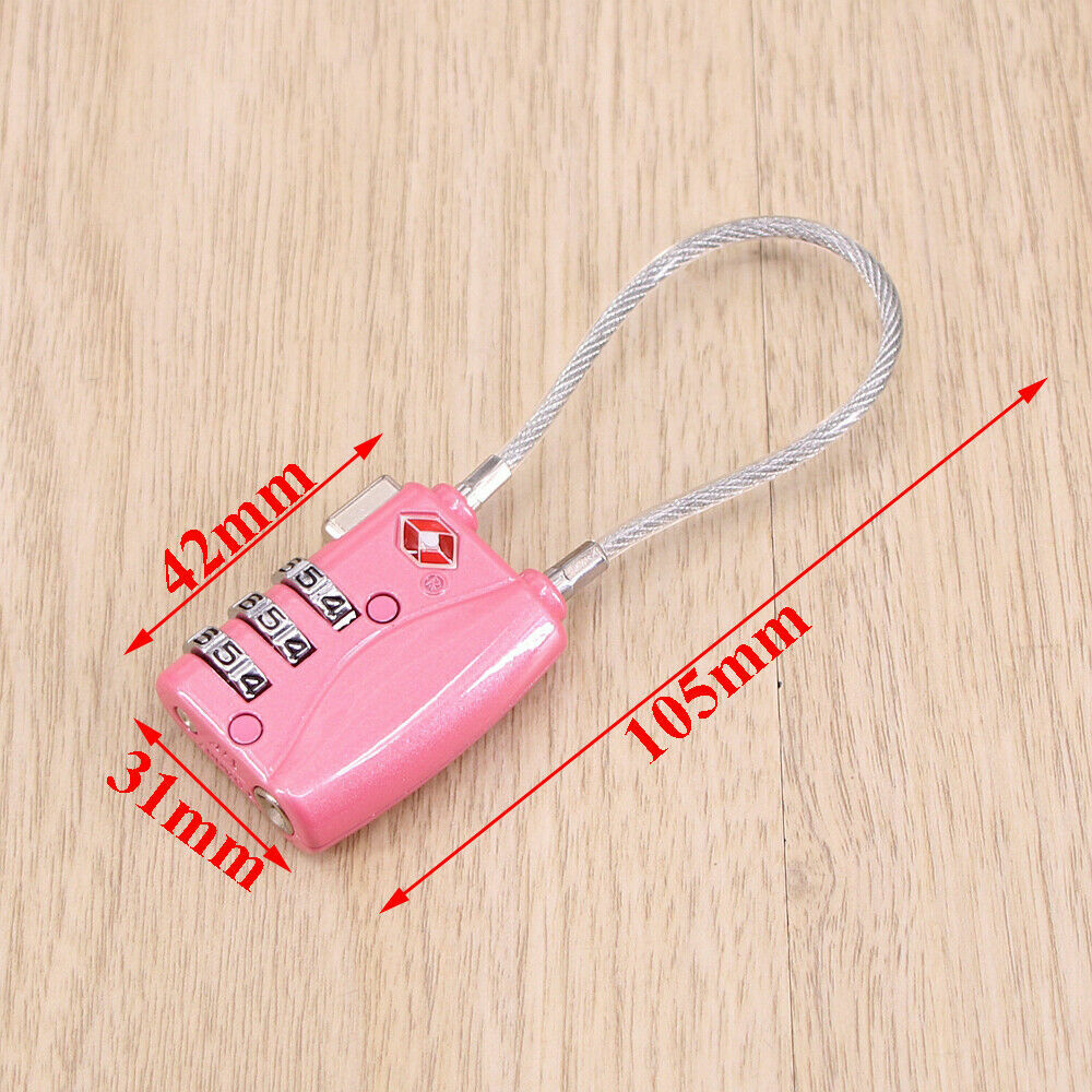 TSA Security Combination Padlock Travel Suitcase Luggage Bag Code Lock ...