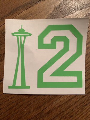 Seattle 12 Decal Sticker Space Needle Seahawks 12 | eBay