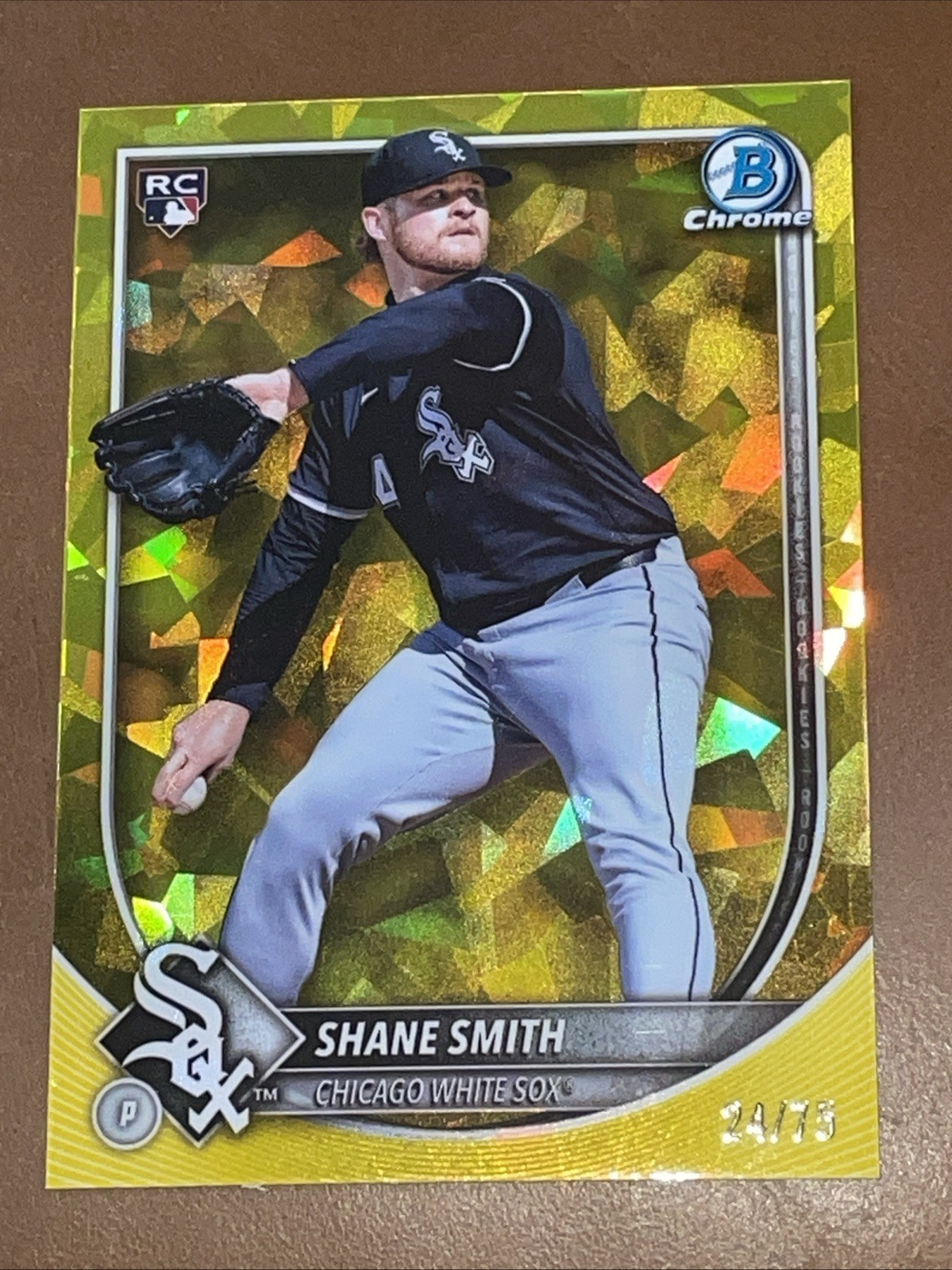 Shane Smith 2025 Bowman Chrome Sapphire Edition #52 Yellow /75 Price ...