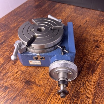 VERTEX 4" HORIZONTAL/VERTICAL ROTARY TABLE MADE IN TAIWAN (3900-2314 ...