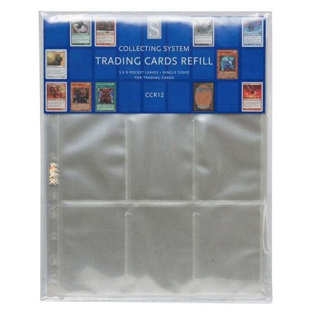 WHSmith Ccr12 Collecting System Trading Cards Refills Pocket Pages Pack ...