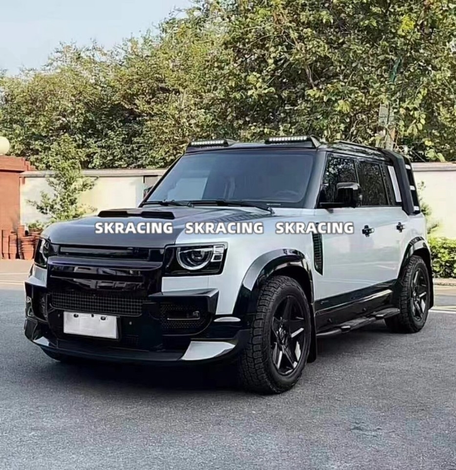 For Land Rover Defender 2020-24 Dry Carbon Fiber Front Hood Panels ...