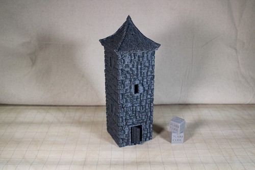 Tabletop Terrain 4 story Tower Guard Garrison Dnd RPG wargame skirmish ...