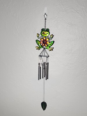 Trueliving Outdoors Frog Wind Chime Backyard Decor NWT | eBay