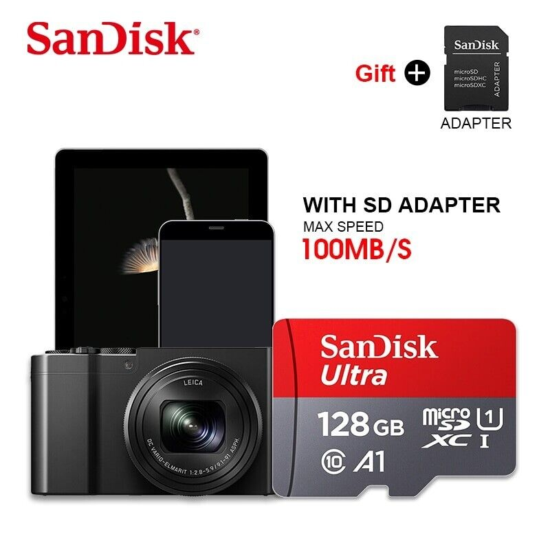 Micro SD SanDisk 32G 64G 128G 256G 512G 16GB Ultra Extreme Camera ...