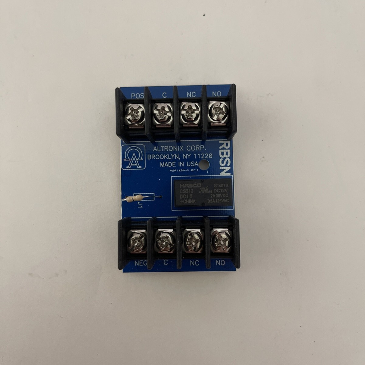 Altronix Rbr1224 Wiring Diagram Altronix Sensitive Relay Module - 12V ...