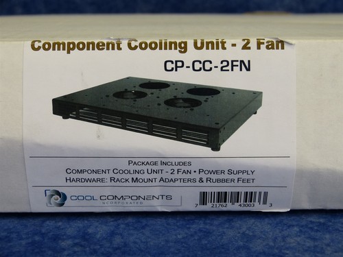 NEW Cool Components CP-CC-2FN Component Cooling System 2 Unit Fan (A4 ...