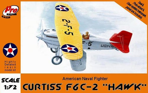 1/72 Curtiss F6C-2 Hawk US Navy Fighter Aircraft Model Kit - Pro Resin ...
