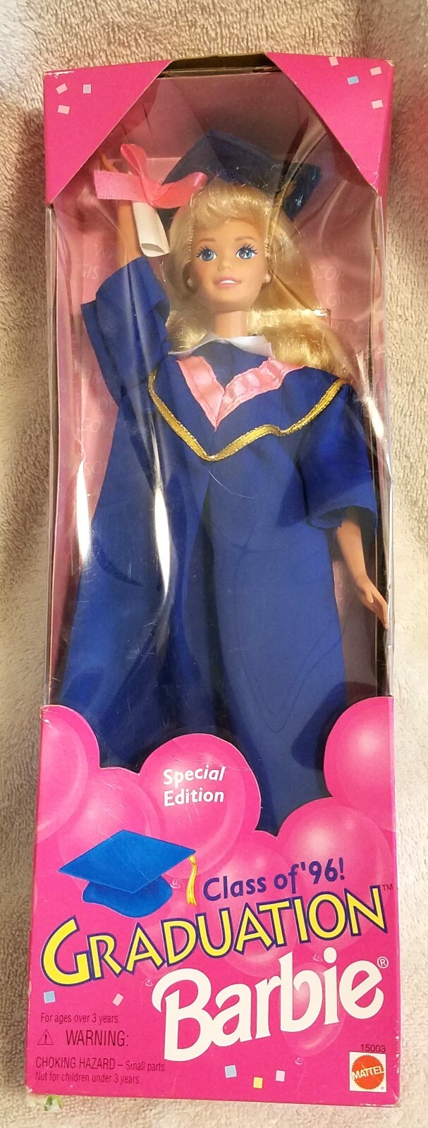 Vintage 1995 Mattel Barbie Graduation Doll Class of '96 Special Edition ...