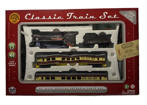 Wow Toyz Classic Train Set 20 Piece Battery Operated 2014 NIB ...