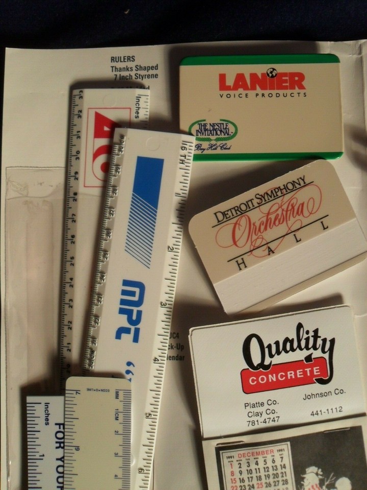 Advertising Specialty Salesman Sample Kit From 1992 | eBay