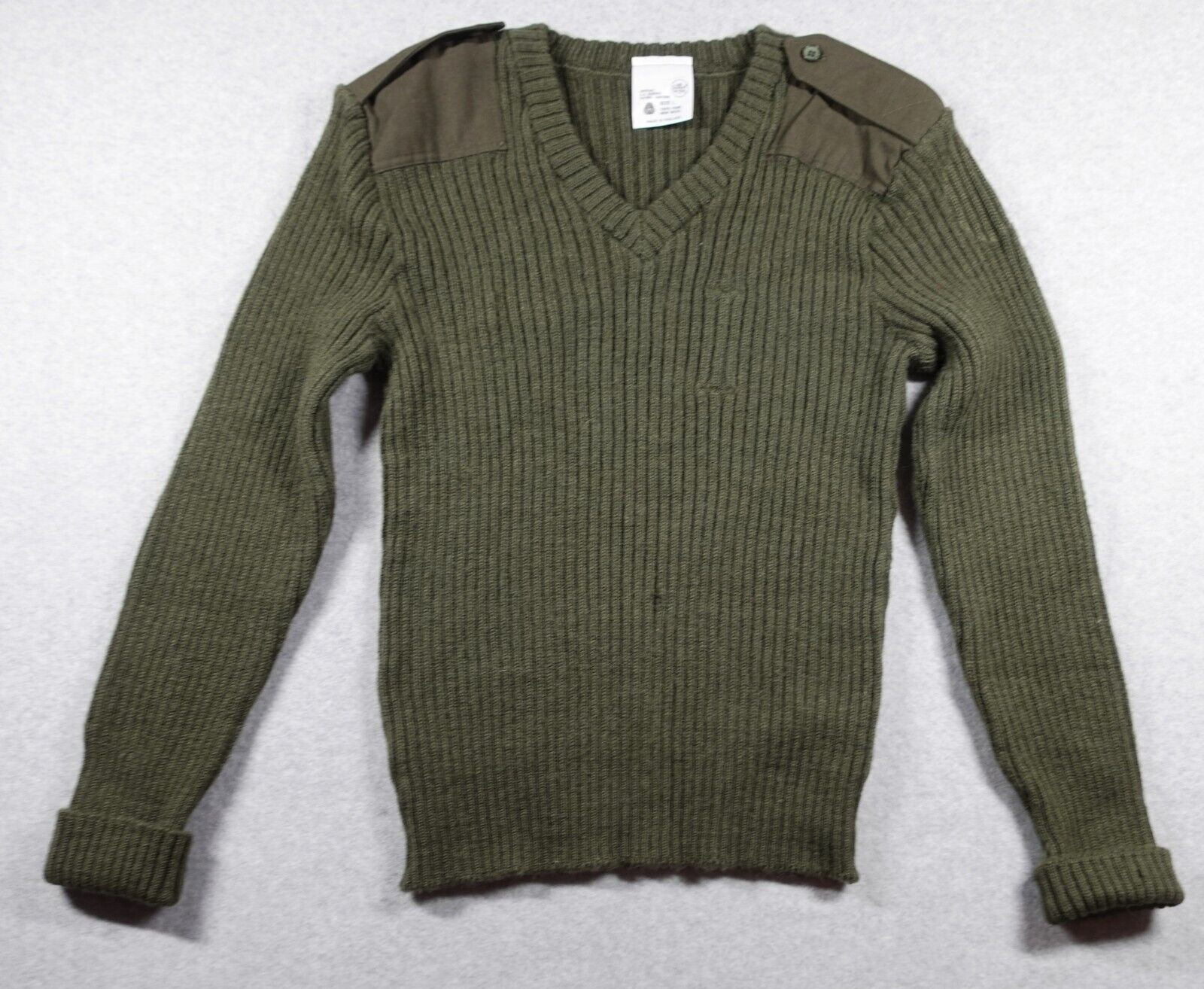 Commando Men's L 100% Pure New Wool Sweater Made in E… - Gem