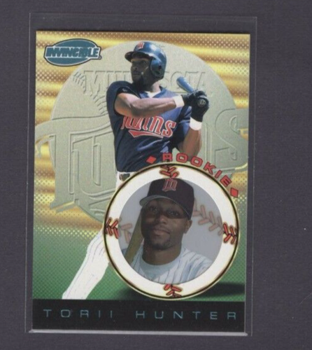 1999 PACIFIC INVINCIBLE PLATINUM BLUE BLANK PROOF #87 TORII HUNTER ...