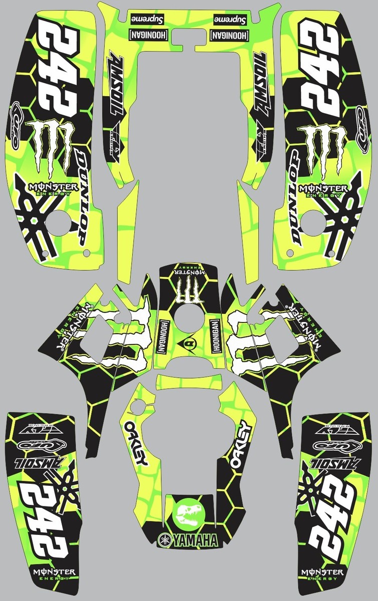 Yamaha Warrior 350 Body Kit Classic Style Warrior 350 ATV Full Body ...