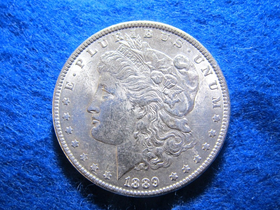 1889 Morgan Silver Dollar - Nicely Struck Choice Bright Uncirculated | eBay