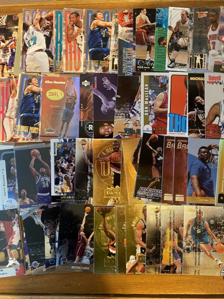 basketball Card Collection Rookies Inserts And MORE! NBA LOT OF 100 ...