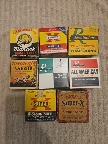 Lot Of 8 Shot Shell Boxes 12ga And 16ga Remington Western Winchester | eBay