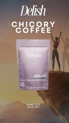 FARMASI ️ NUTRIPLUS DELISH CHICORY INSTANT COFFEE ️ Hot/Cold FREE ...