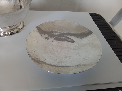 Antique Asian Hammered Silver on Copper Lidded Bowl Eagle Prairie Dog ...